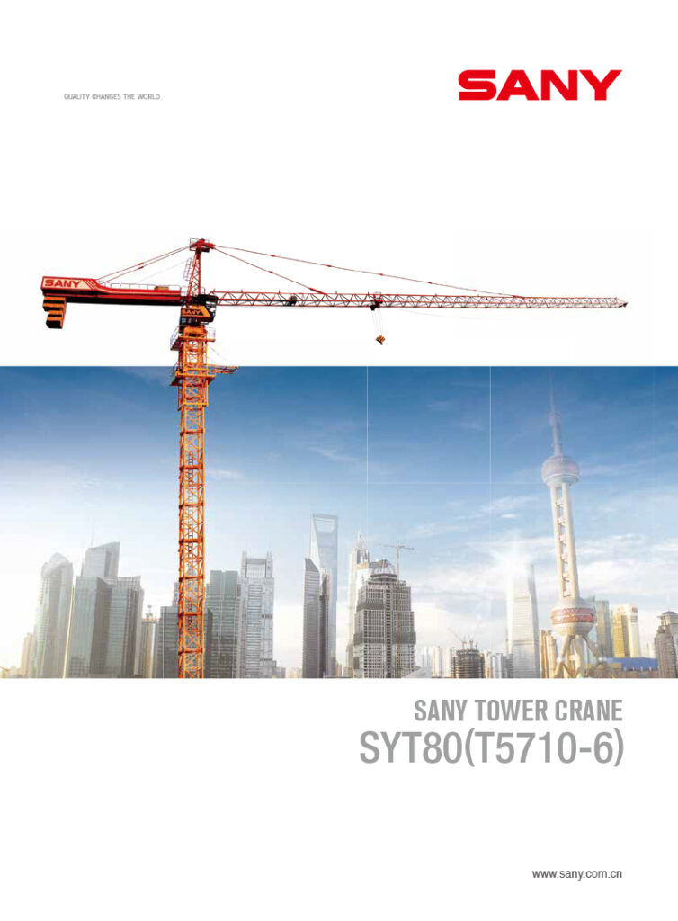 TOWER CRANES – Saxeni Equipment